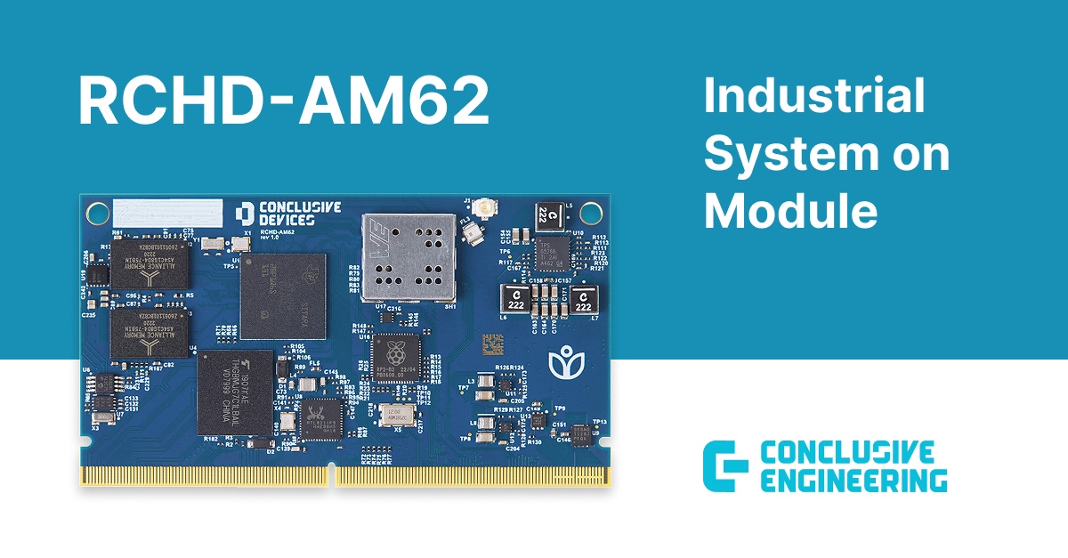 RCHD-AM62 Orchid Industrial SoM 1400 MHz | Conclusive Engineering