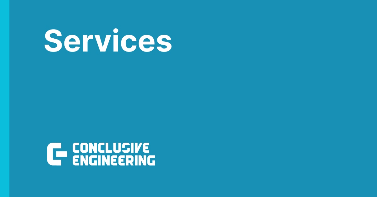 Full-cycle Embedded System Services | Conclusive Engineering